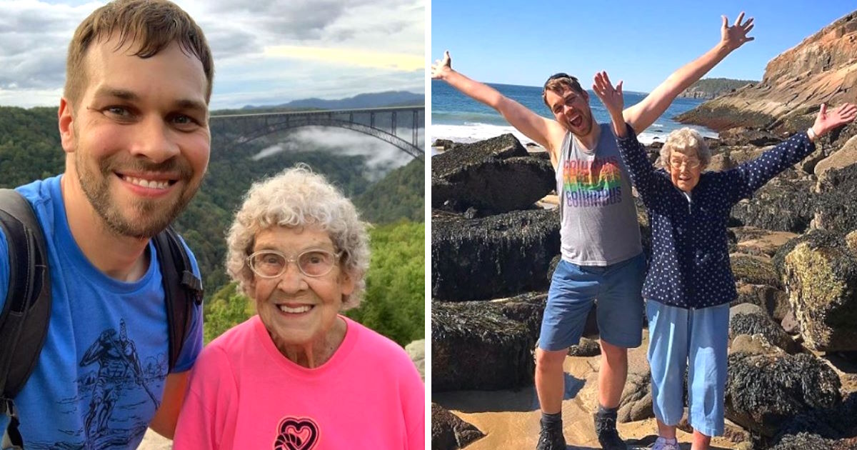 Grandson takes grandma on dream adventure traveling all over the U.S ...