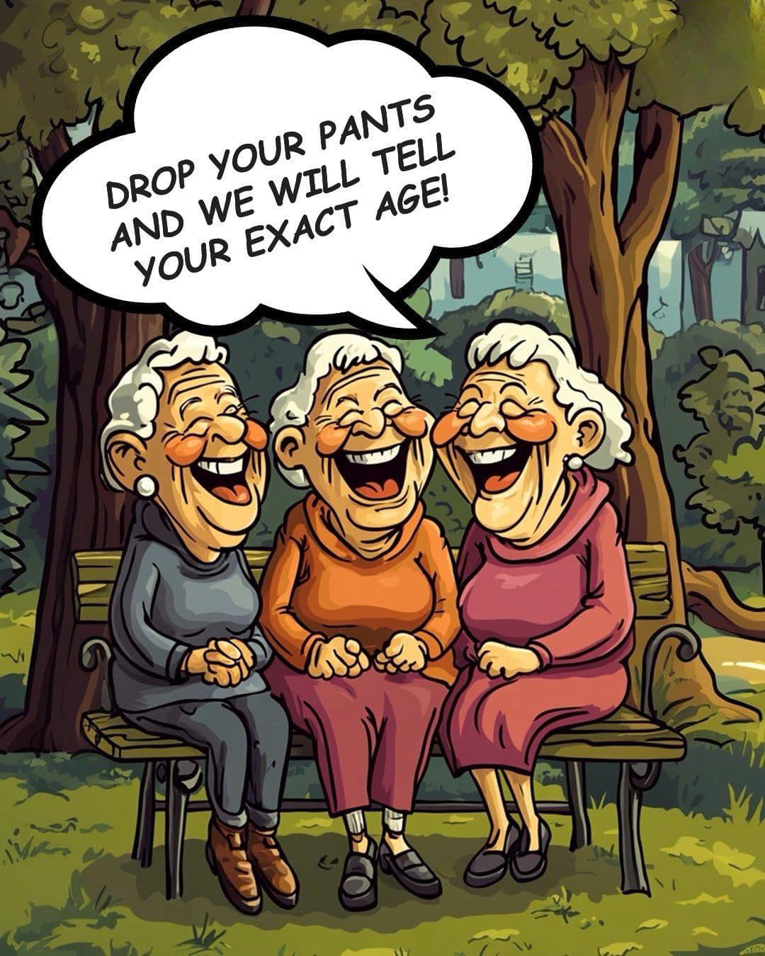 Daily Joke: Three mischievous grandmas - Story
