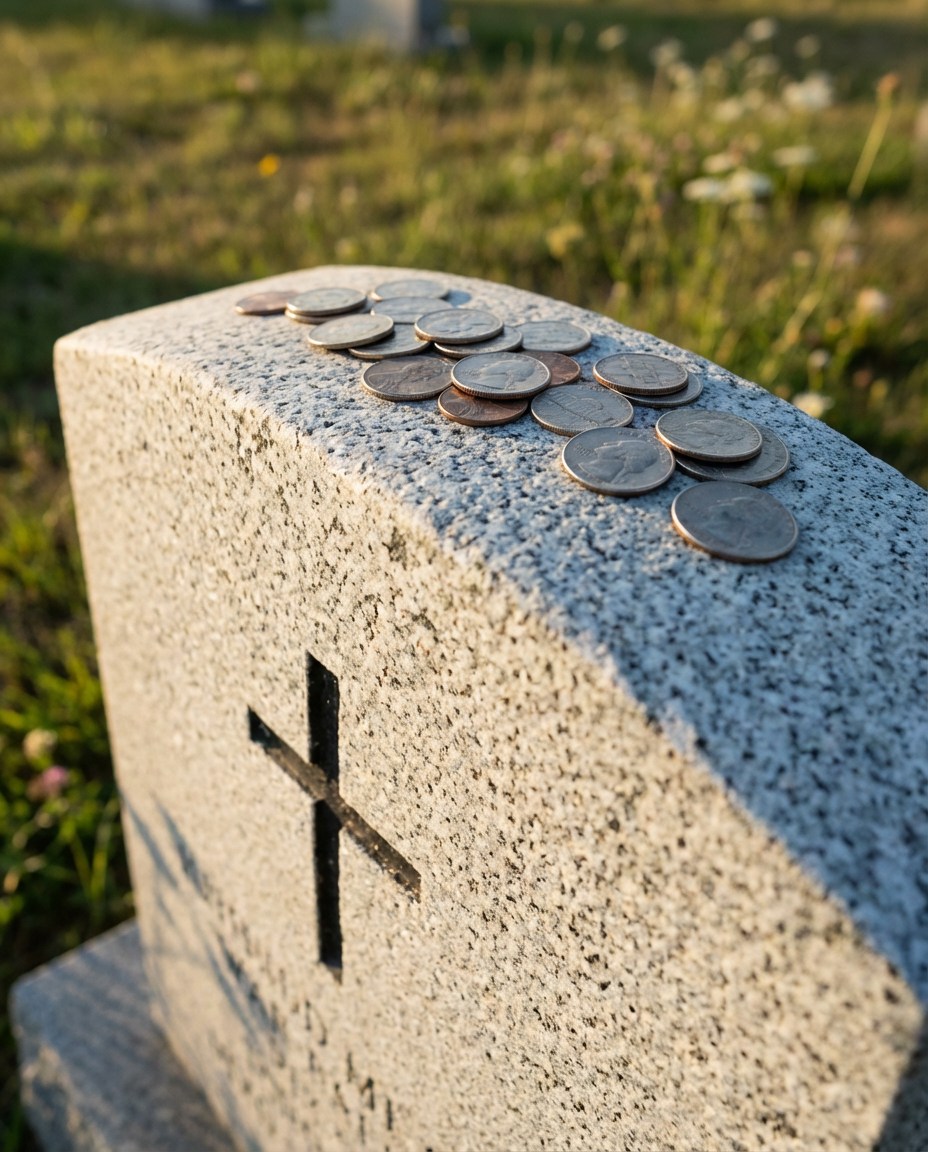 Why Coins Are Left on Gravestones—and What Each One Means - Story